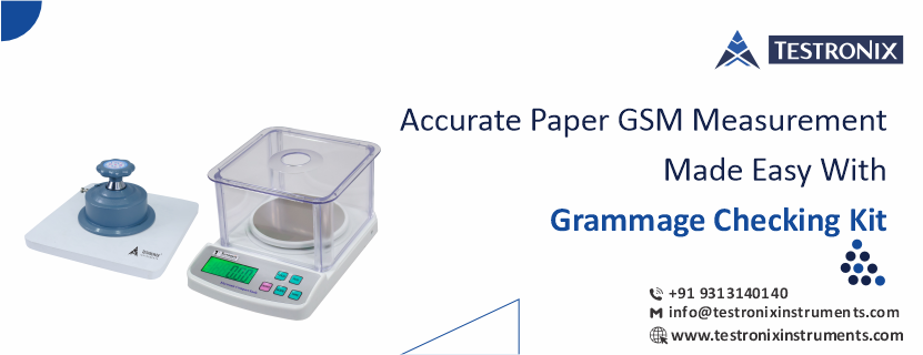 Accurate Paper GSM Measurement Made Easy with Grammage Checking Kit